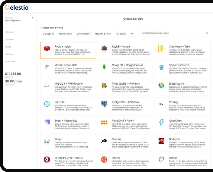Elestio: Fully Managed Open source
